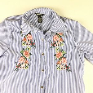 Dresses | Millenium Womens Embroidered Dress Medium | Poshmark